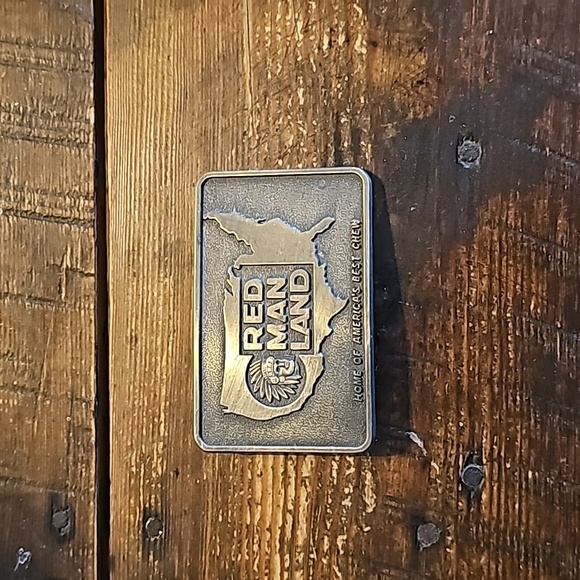 Source Unknown | Accessories | Red Man Land Belt Buckle | Poshmark
